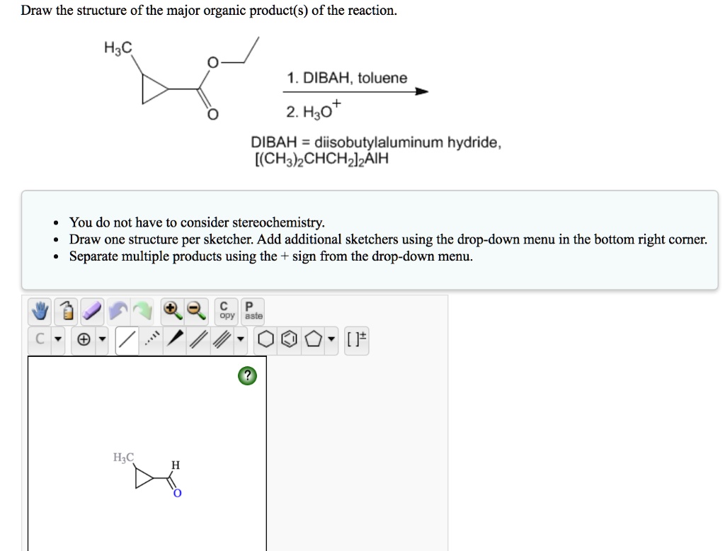 SOLVED: Draw the structure of the major organic product(s) of the ...