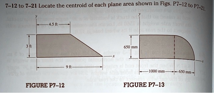 7 12 to 7 21 locate the centroid of each plane area shown in figs p7 12 ...
