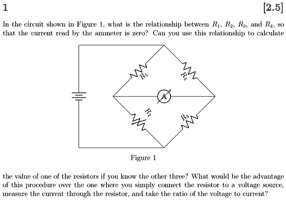 SOLVED: In the circuit shown in Figure 1, what is the relationship between R, R2, R3, and R4, so ...