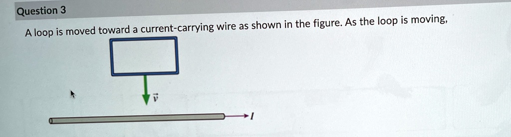 SOLVED: What is the current in the loop? Question: A loop is moved ...