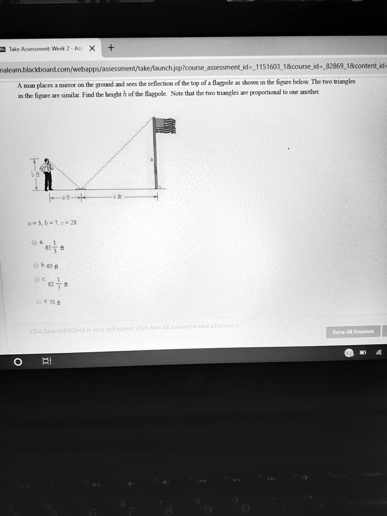 a man places a mirror on the ground and sees the reflection of the top ...