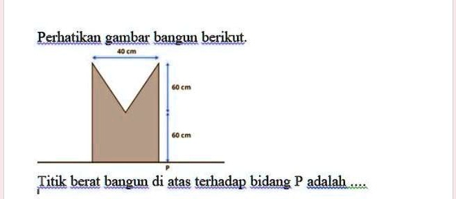 SOLVED: perhatikan gambar berikut Perhatikan gambar bangun berikut L0 ... SOLVED: perhatikan gambar berikut Perhatikan gambar bangun berikut L0 ...