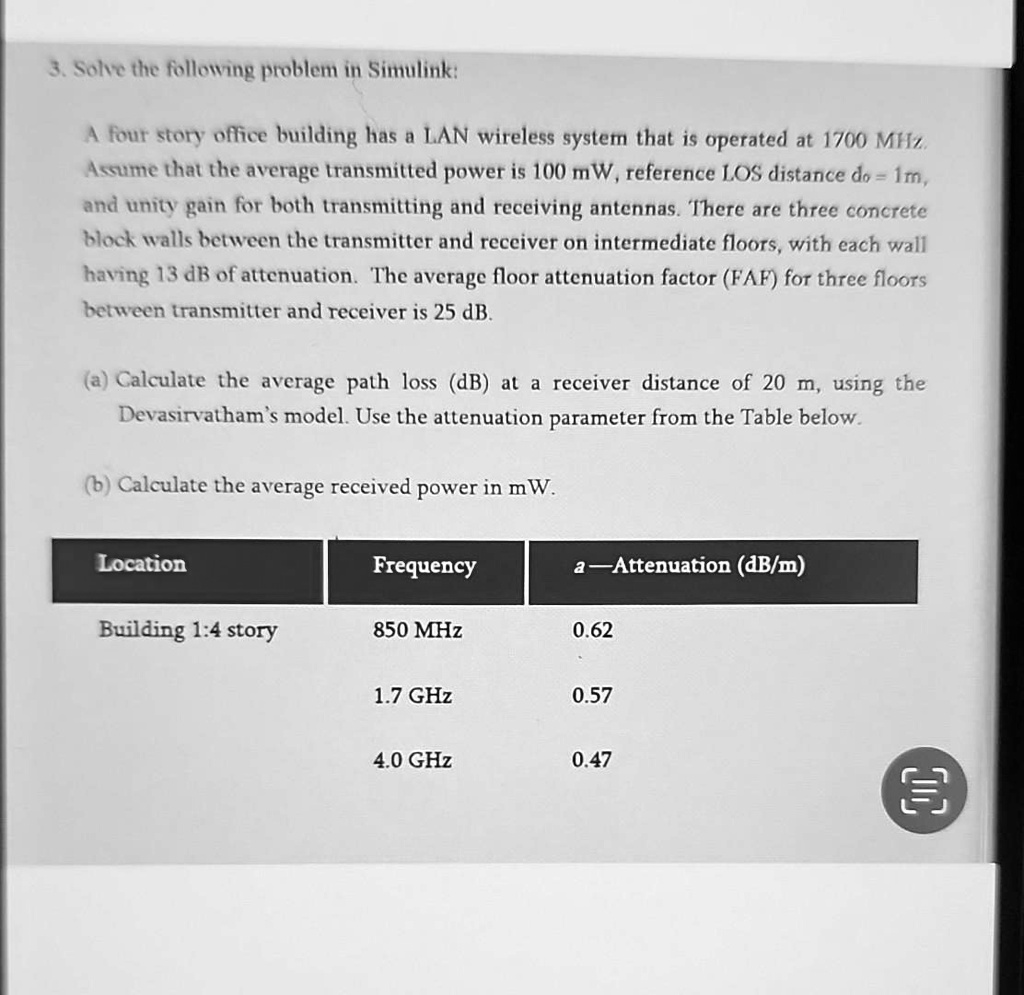 SOLVED: Texts: 3. Solve the following problem in Simulink. A four-story office building has a ...