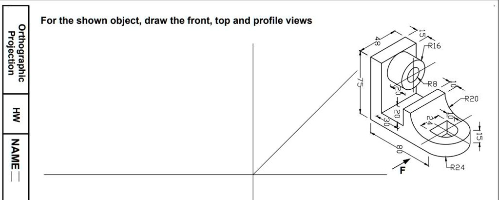 SOLVED: Autocad Drawing: Please write the steps of how to draw the ...