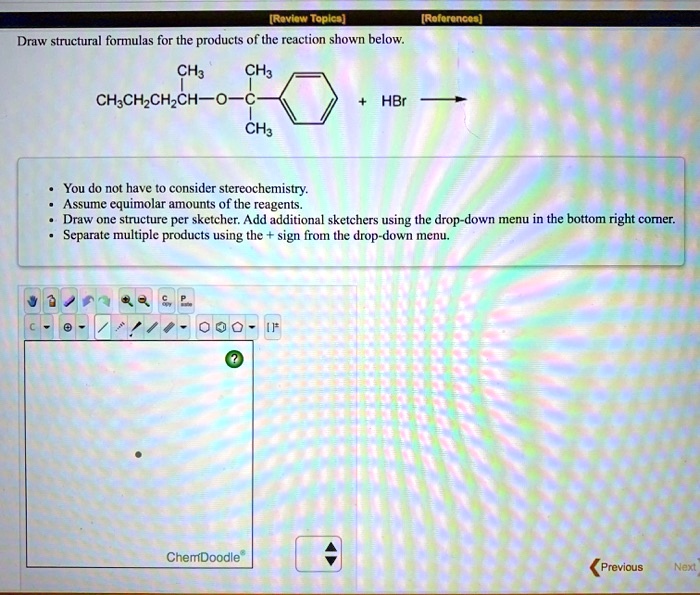 Title: Structural Formulas for Products of a Reaction Draw structural ...