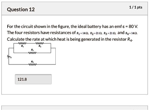 question 12 11pts for the circuit shown in the figure the ideal battery ...