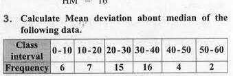 SOLVED: Calculate Mean deviation about median of the following data. able[[ able[[Class ...