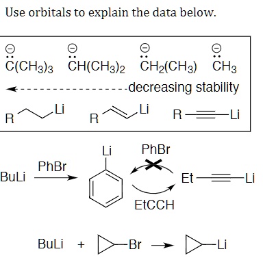 SOLVED: Use orbitals to explain the data below: C(CHah: CH(CHalz CHz ...