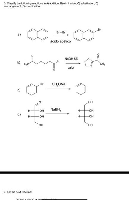 SOLVED:Classity lolloxnq mhactan? reonangerneni comhinaion Jdcdon ...