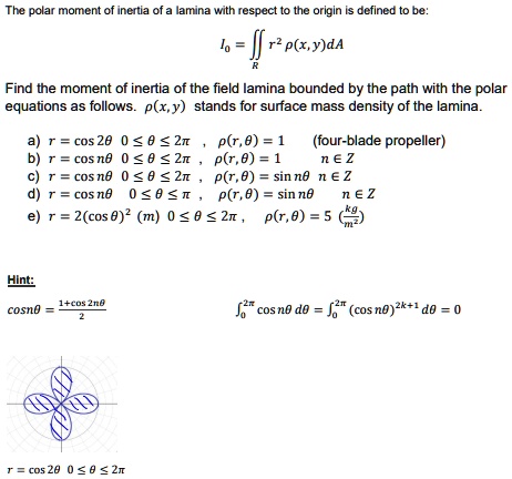 the polar moment of inertia of a amina with tcsoccl the origin defined pxyda find the moment of ...