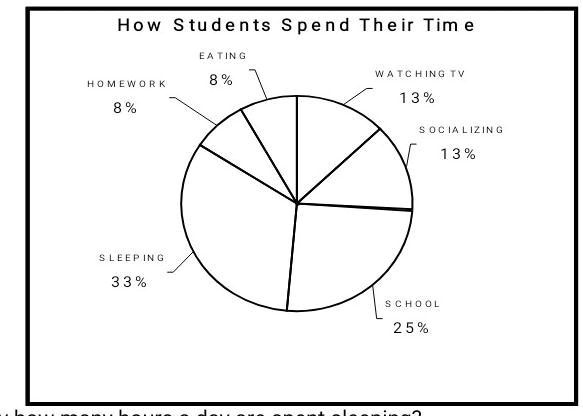 How Students Spend Their Time HOMEWORK 8% EATING 8% WATCHING TV 13% ...