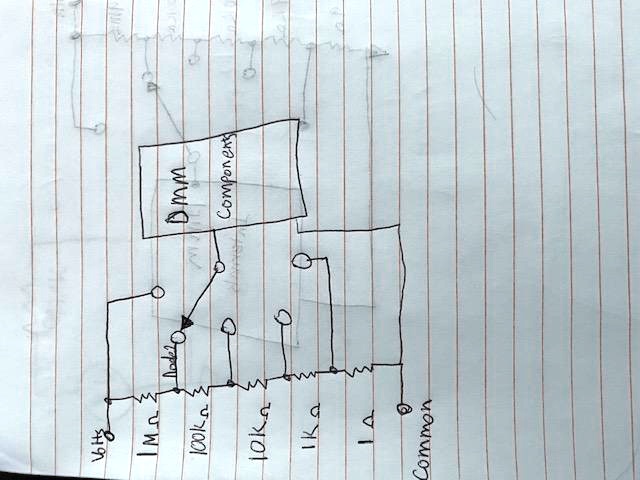 SOLVED: The schematic below shows the voltage divider input for a hand ...
