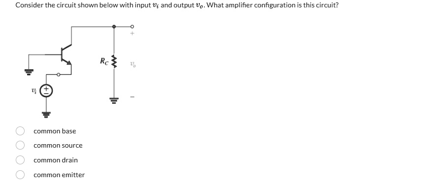 SOLVED: Consider the circuit shown below with input and output o.What ...