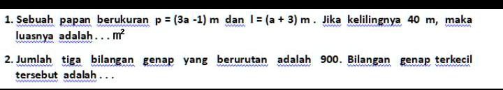 SOLVED: bantu bang kakak :)beserta contoh dan lengkap 1. Sebuah Papan ...