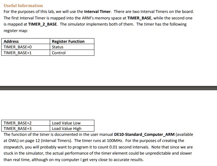 useful information for the purposes of this lab we will use the ...
