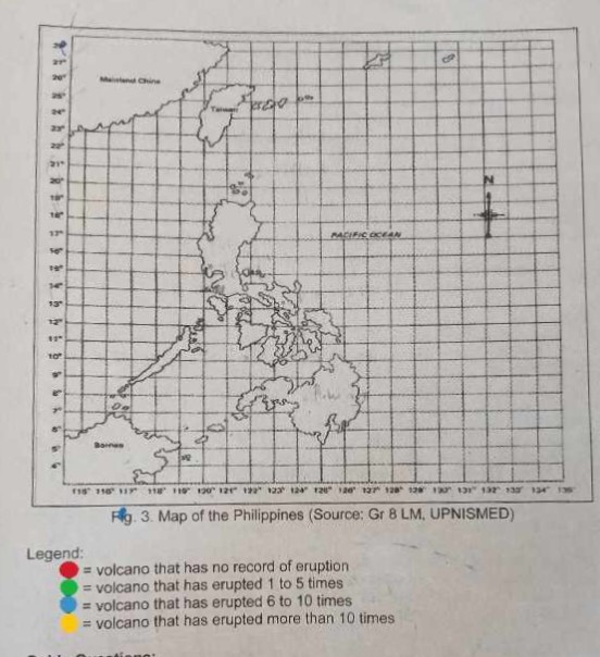 SOLVED: Ffg. 3. Map of the Philippines (Source: Gr 8 LM, UPNISMED ...