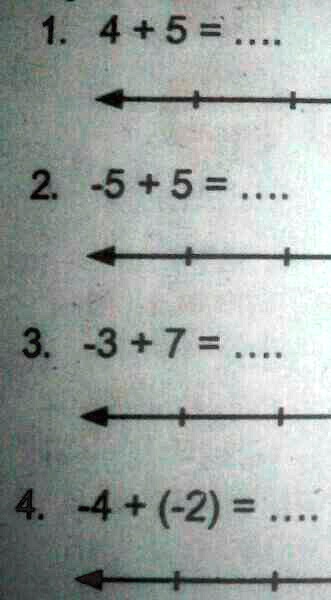 SOLVED: Operasi hitung penjumlahan dan pengurangan bilangan bulat ...
