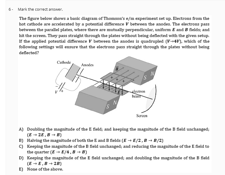 SOLVED: 6 - Mark the correct answer. The figure below shows a basic ...