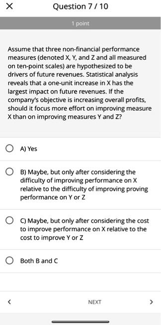 SOLVED: Assume that three non-financial performance measures (denoted X ...