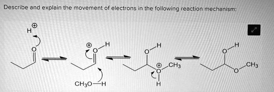 SOLVED: Describe and explain the movement of electrons in the following ...