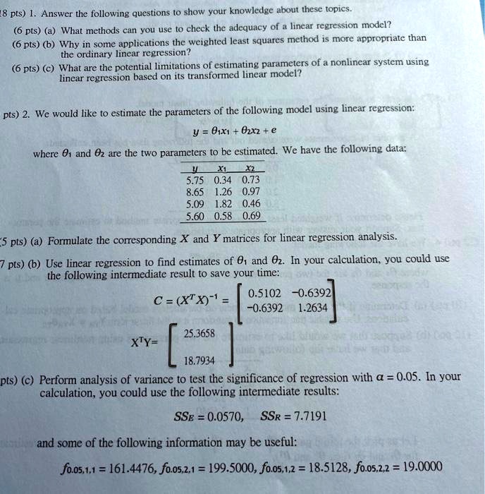 SOLVED: Text: 8 pts 1. Answer the following questions to show your knowledge about these topics ...