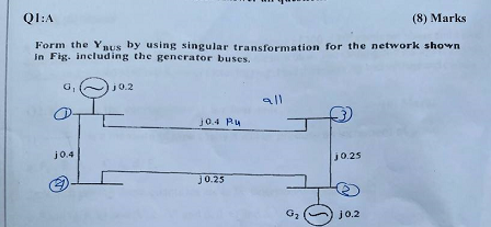 q1a 8 marks form the mathrmytext nus by using singular transformation ...