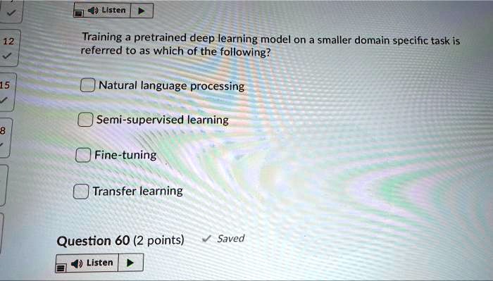 SOLVED: Training a pre-trained deep learning model on a smaller domain ...