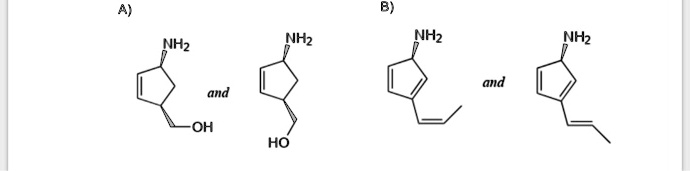 SOLVED: NH2 NH2 NH2 and and OH HO
