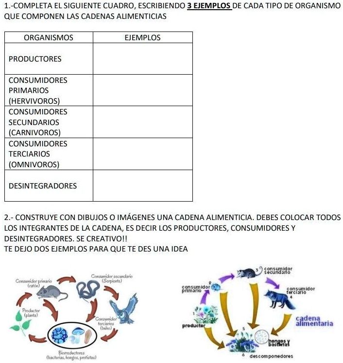 SOLVED: Ayuda por favor!!................. 1.-COMPLETA EL SIGUIENTE ...