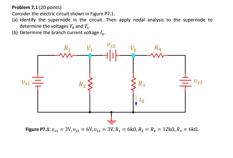 Problem 71 20 Points Consider The Electric Circuit Shown In Figure 3153