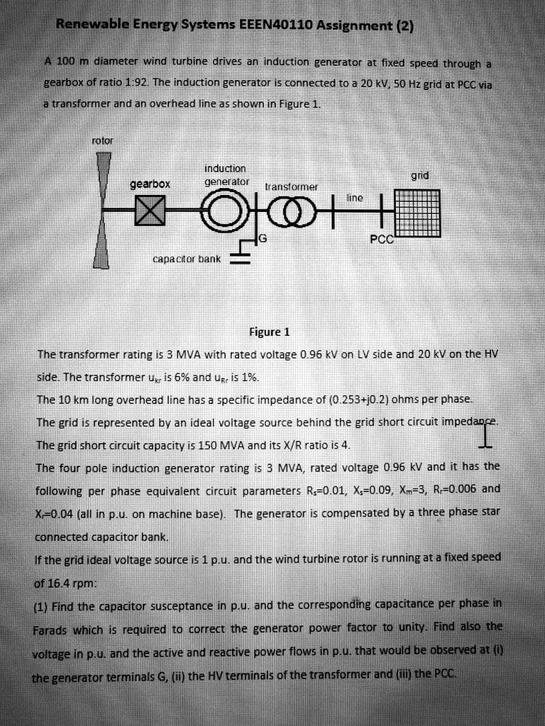renewable energy systems eeen40110 assignment 2 a 100 m diameter wind ...