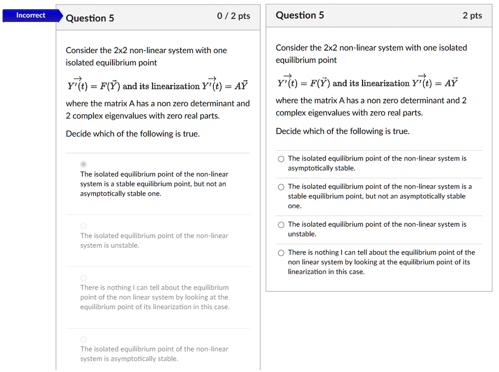 Solved Incorrect Question 5 0 2 Pts Question 5 2 Pts Consider The