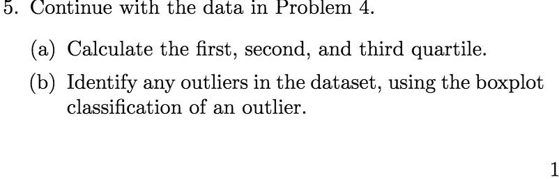 5 continue with the data in problem 4 a calculate the first second and ...
