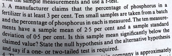 CIIC 3 sample measurements and use a test manufacturer claims that the ...