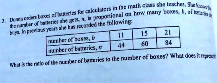 SOLVED: In the math class she teaches, she knows how to calculate the ...