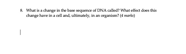 Base Sequence Of Dna
