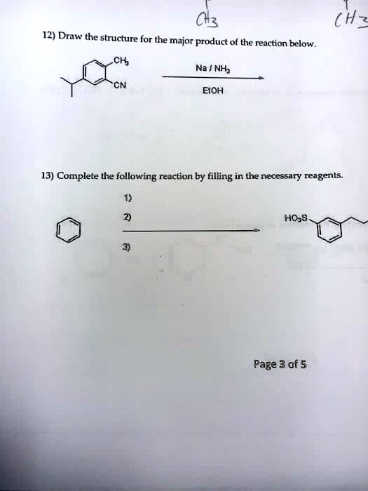 SOLVED: ' Draw the structure for the major product of the reaction ...