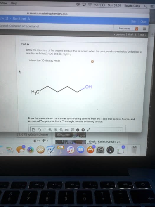 SOLVED: ' Draw the structure of the organic product that is formed when ...