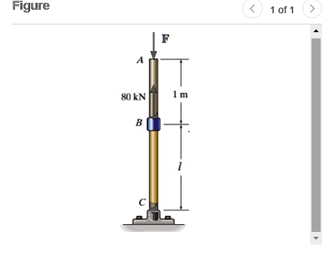 SOLVED: The assembly consists of an A-36 steel rod CB and an a 2014-T6 ...