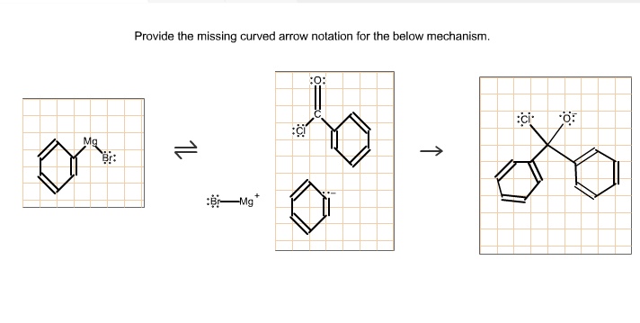 SOLVED: Provide the missing curved arrow notation for the below mechanism.