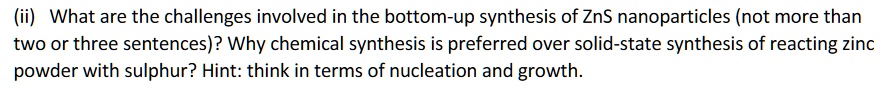 SOLVED: (ii) What are the challenges involved in the bottom-up ...