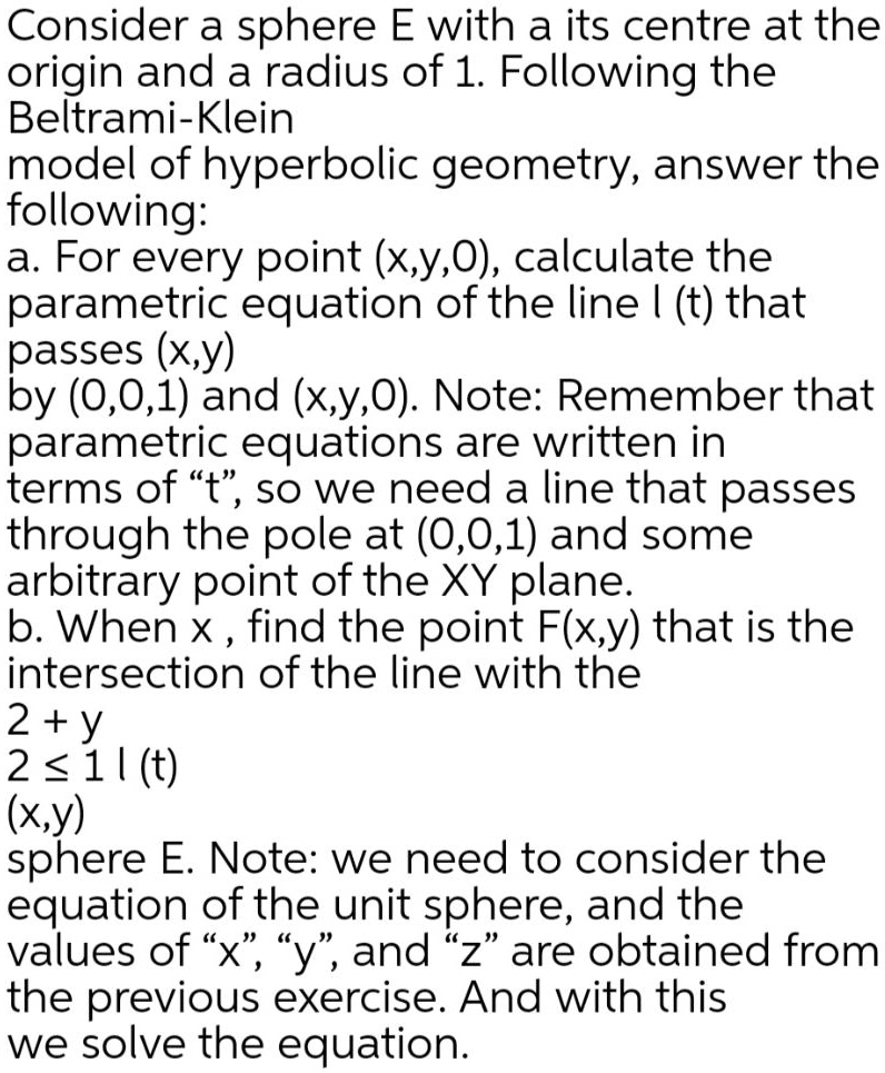SOLVED:Consider a sphere E with a its centre at the origin and a radius ...