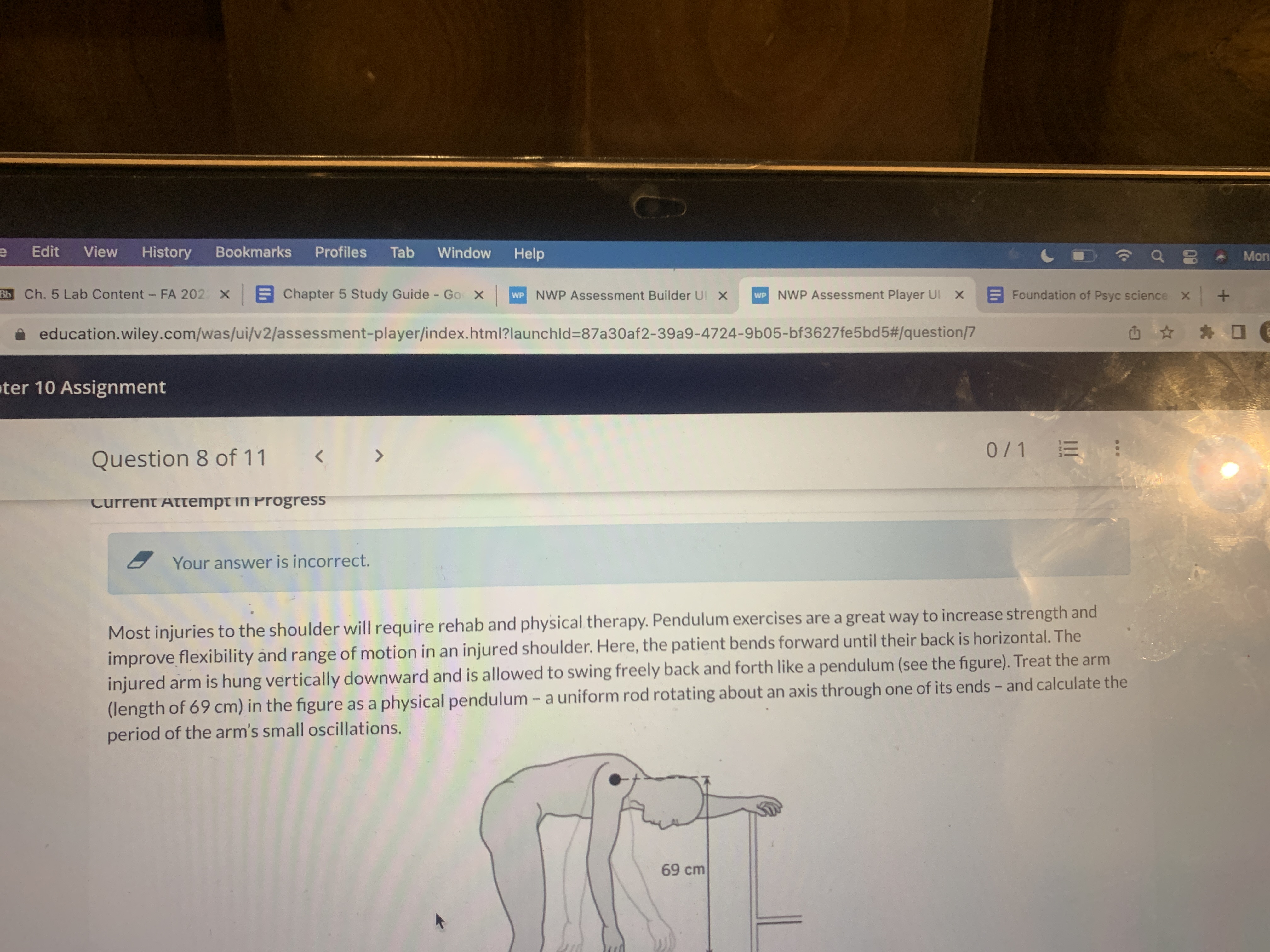 Question 8 of 11 Current Attempt in progress - Your answer is incorrect ...