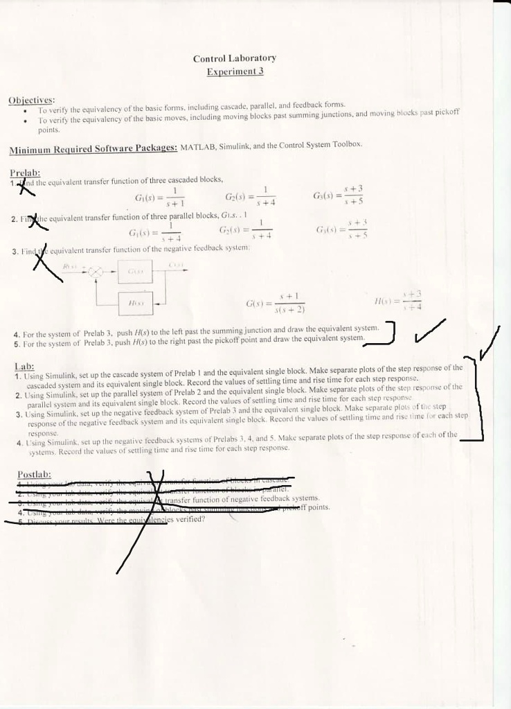 SOLVED: please answer the questions I noted. ControlLaboratory Experiment 3 Objectives: To ...