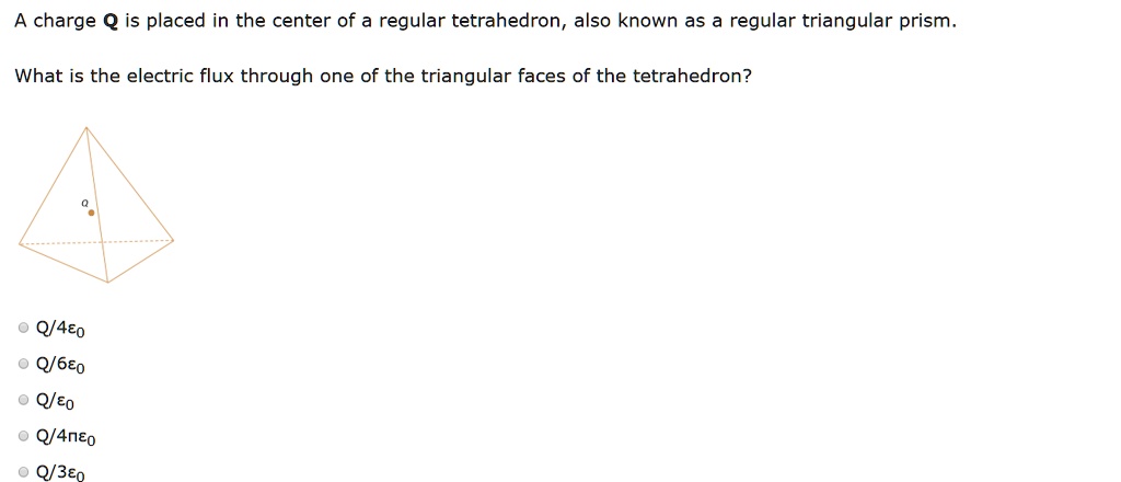 A Is A Tetrahedron Triangular Prism