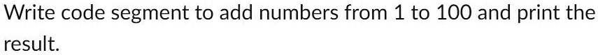 Solved Please Help Me To Code With Visual Basic Write Code Segment To