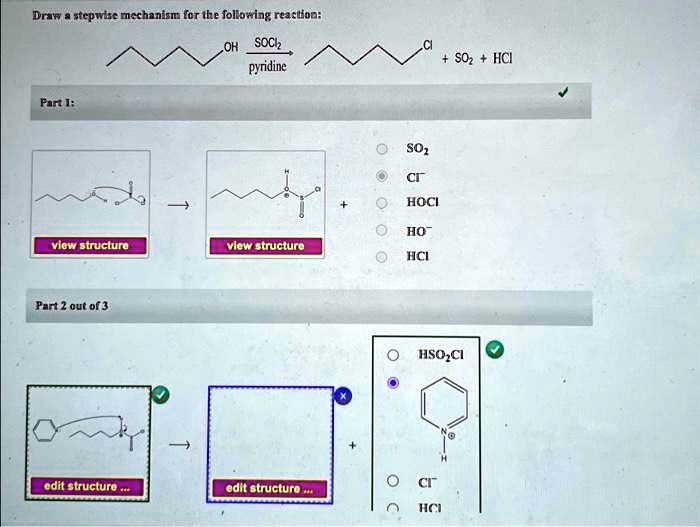 SOLVED: Draw a stepwise mechanism for the following reaction: OH ...
