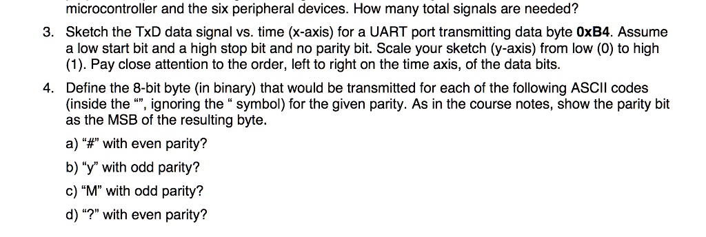 SOLVED: 3 and 4 please microcontroller and the six peripheral devices ...