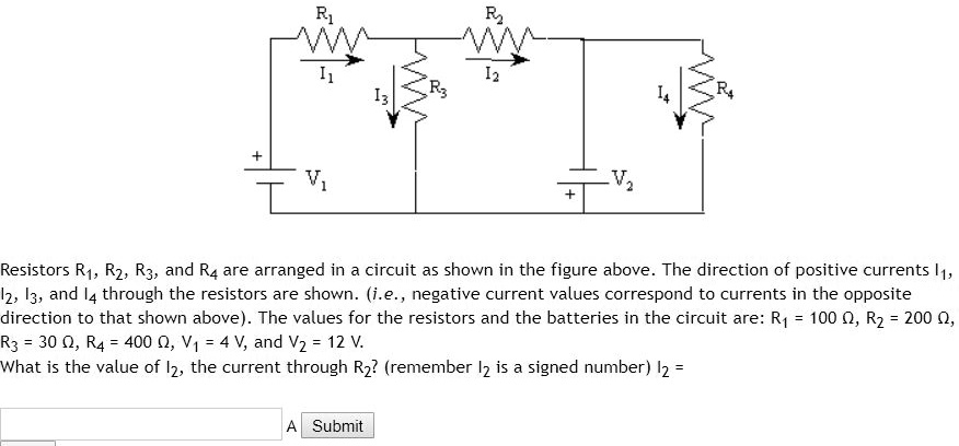 SOLVED: Resistors Ry, Rz, R3, and R are arranged in a circuit as shown ...