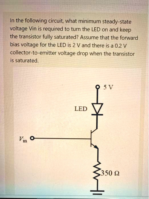 [GET ANSWER] In the following circuit, what minimum steady-state ...